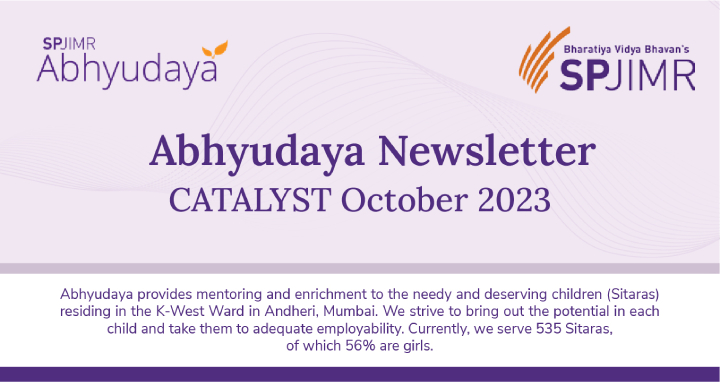 Abhyudaya Newsletter - October 2023