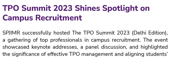 SPJIMR Spotlight: April-May 2023 | Latest Updates and Highlights