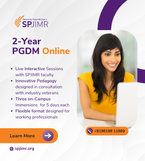 SPJIMR launches 2-year online PGDM on Coursera | Press release