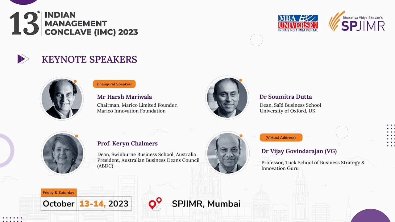 IMC 2023 at SPJIMR: Shaping the future of management education